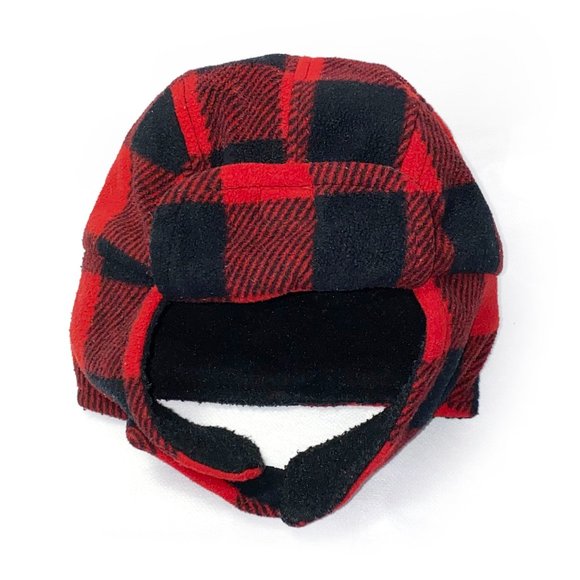 Accessories | Child Red Black Plaid Check Lumberjack Hat Small Childs ...